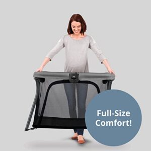 Chicco Alfa Lite® Lightweight Travel Playard, Portable Playpen for Babies and Toddlers, Snap-Open/Compact Fold Design,13 lbs., Baby Travel Essential | Midnight/Navy