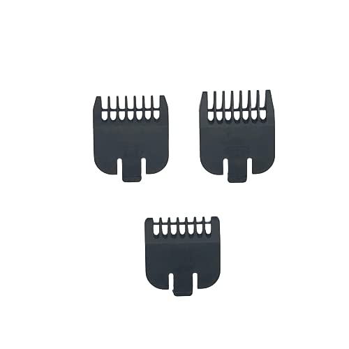 Replacement Beard Stubble Guide Comb Set for Wahl All in One Lithium Ion Trimmer 59300 (View Photos and Description for Compatible Models and Blade Size)