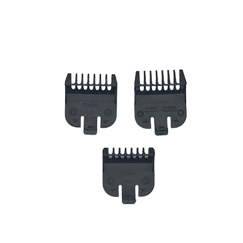 Replacement Beard Stubble Guide Comb Set for Wahl All in One Lithium Ion Trimmer 59300 (View Photos and Description for Compatible Models and Blade Size)