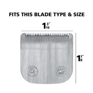 Replacement Beard Stubble Guide Comb Set for Wahl All in One Lithium Ion Trimmer 59300 (View Photos and Description for Compatible Models and Blade Size)