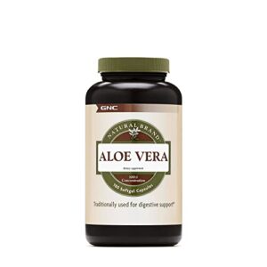 gnc natural brand aloe vera softgel capsules