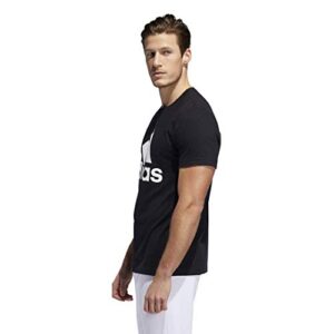 adidas Men's Badge of Sport Tee, Black/White, X-Large