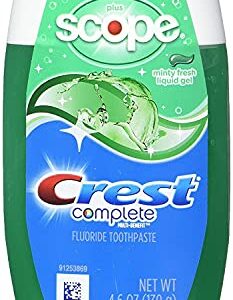 Crest Complete Whitening Plus Scope Tartar Control Toothpaste, Minty Fresh Liquid Gel, 4.6 Oz (130g) - 3