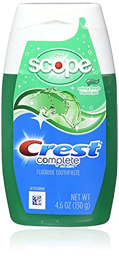 Crest Complete Whitening Plus Scope Tartar Control Toothpaste, Minty Fresh Liquid Gel, 4.6 Oz (130g) - 3