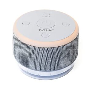 yogasleep dohm nova white noise sound machine. includes night light, timer, 10 fan speeds for louder noise blocking. noise canceling for office privacy & concentration, better sleep for baby & adults.