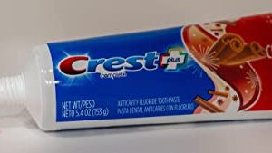 Crest Plus Complete + Whitening Cinnamon Rush Expressions 5.4 oz (4 Pack) 5.4 Ounce (Pack of 4)