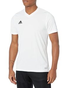 adidas men’s entrada 22 jersey, white, small