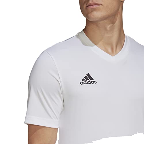 adidas Men's Entrada 22 Jersey, White, Small