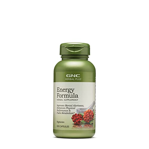 GNC Herbal Plus Energy Formula (100 Capsules)