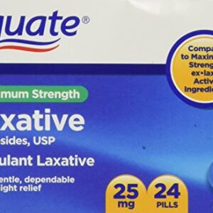 Equate - Laxative, Maximum Strength, Sennosides 25 mg, 24 Pills (Compare to ex-lax)