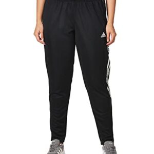 adidas womens Tiro 21 Track Pants Black/White Medium