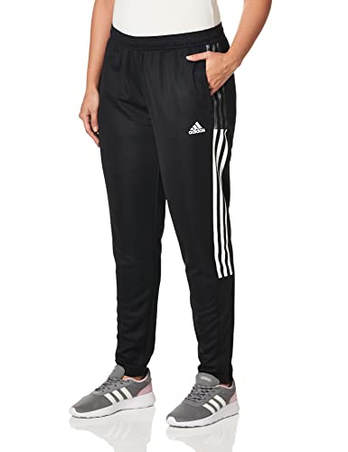 adidas womens Tiro 21 Track Pants Black/White Medium