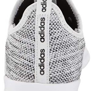 adidas Women's Cloud foam Pure Running Shoe, white/white/black, 8 Medium US