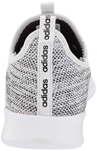 adidas Women's Cloud foam Pure Running Shoe, white/white/black, 8 Medium US