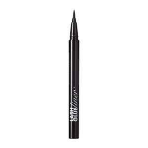 KISS Lash GLUEliner, 2-in-1 Felt-Tip Eyelash Adhesive and Eyeliner, Matte Finish, Foolproof Application, Easy Touch-Up, 0.02 Oz.- Black, Packaging May Vary