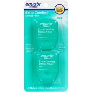 equate extra comfort mint dental floss