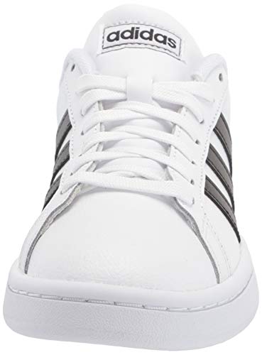 adidas men's Grand Court Sneaker, White/Black/White, 11.5 US