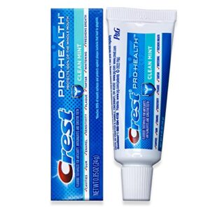 Crest Pro-Health, Clean Mint Toothpaste, 0.85 oz (24g) - Pack of 4