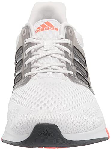 adidas Men's EQ21 Trail Running Shoe, White/Black/Grey, 10