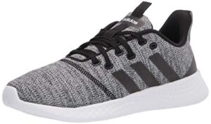 adidas women’s puremotion running shoe, black/white/black, 7.5