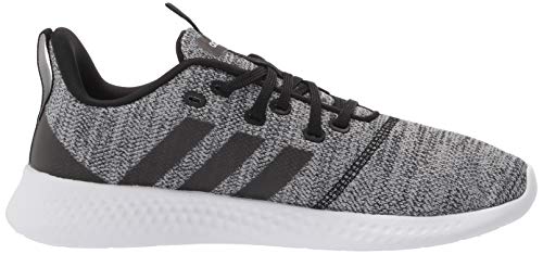 adidas Women's Puremotion Running Shoe, Black/White/Black, 7.5