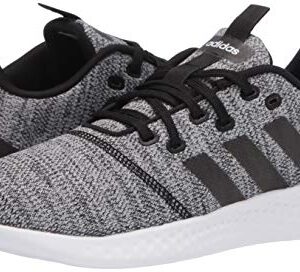 adidas Women's Puremotion Running Shoe, Black/White/Black, 7.5