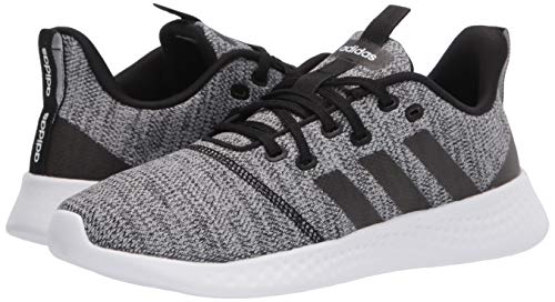 adidas Women's Puremotion Running Shoe, Black/White/Black, 7.5