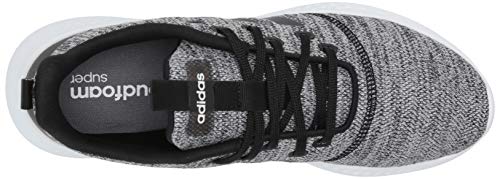 adidas Women's Puremotion Running Shoe, Black/White/Black, 7.5