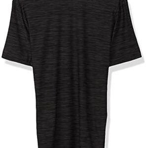 adidas Men's AEROREADY Designed 2 Move Sport Stretch Tee, Black Melange, Medium