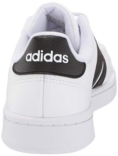 adidas Women's Grand Court, White/Black/White, 7 M US