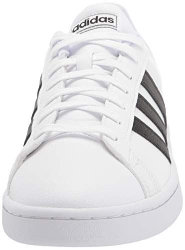 adidas Women's Grand Court, White/Black/White, 7 M US