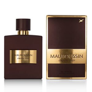 mauboussin – pour lui cristal oud 100ml (3.3 fl oz) – eau de parfum for men – oriental scent