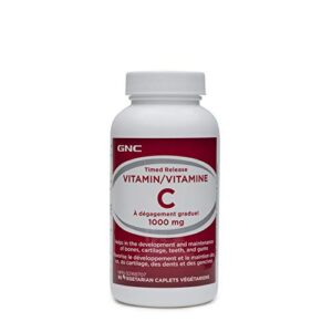 gnc vitamin c 1000mg, caplets, 90 ea