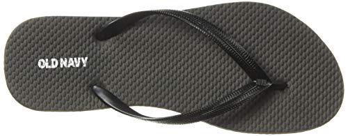 Old Navy Flip Flop Sandals for Woman, Great for Beach or Casual Wear (10, Black)