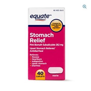 Equate Stomach Relief Caplets 40ct (2)