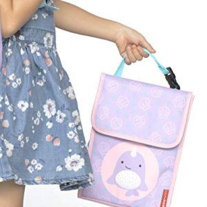 Skip Hop Toddler Lunch Box, Zoo Lunch Bag, Narwhal