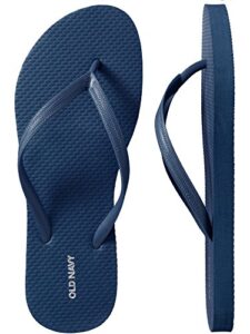 old navy classic flip flops 7-blue