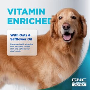 GNC Ultra Medicated Itch Relief Shampoo,16oz | Soothing Shampoo for Dogs with Oats & Pramoxine Hydrochloride | Moisturizing Shampoo for Dogs Medicated Itch Relief,FF13849