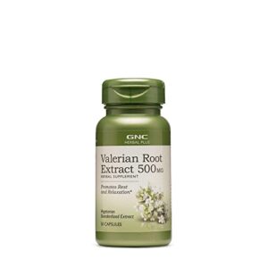 gnc herbal plus valerian root extract 500 mg,50 servings