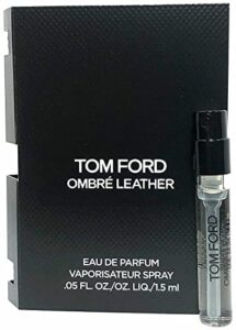 tom ford ombre leather eau de parfum spray vial for men 0.05 oz / 1.5 ml sample size