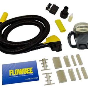 Flowbee Home Haircutting System with Flowbee Super Mini-Vac - Clipper Head/Hose, Vacuum & Accessories Included.