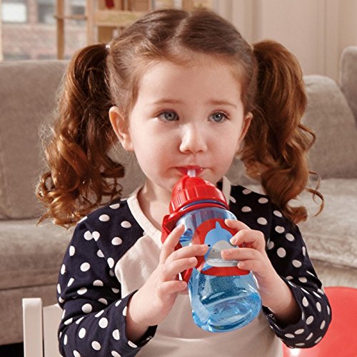 Skip Hop Straw Cup, Toddler Transition Sippy Cup, Shark