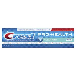 crest pro-health smooth formula toothpaste, clean mint paste, 4.6 oz