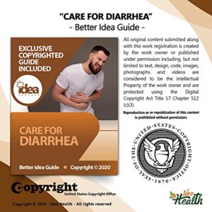 Equate Anti-Diarrheal - Loperamide, Hydrochloride | 2 mg 24 Caplets Bundle with Exclusive "Care for Diarrhea" - Better Idea Guide (2 Items)