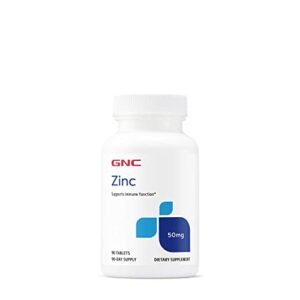 GNC Zinc Tablets 50mg - 90 Tablets