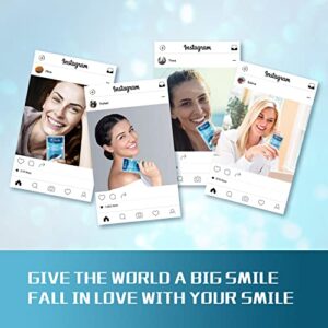 Teeth Whitening Strip - 56 Teeth Whitening Strips (28-Day), Non-Sensitive Teeth Whitening Kit, Non-Slip Whitening Strips, Professional Teeth Whitener, Fast-Result Teeth Whitening Products