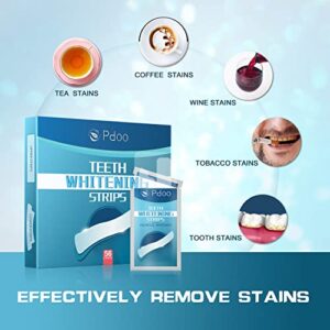 Teeth Whitening Strip - 56 Teeth Whitening Strips (28-Day), Non-Sensitive Teeth Whitening Kit, Non-Slip Whitening Strips, Professional Teeth Whitener, Fast-Result Teeth Whitening Products