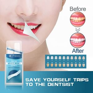 Teeth Whitening Strip - 56 Teeth Whitening Strips (28-Day), Non-Sensitive Teeth Whitening Kit, Non-Slip Whitening Strips, Professional Teeth Whitener, Fast-Result Teeth Whitening Products