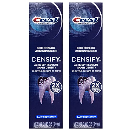 Crest Pro-Health Densify Daily Protection Toothpaste, Travel Size 0.85 oz (24g) - Pack of 2