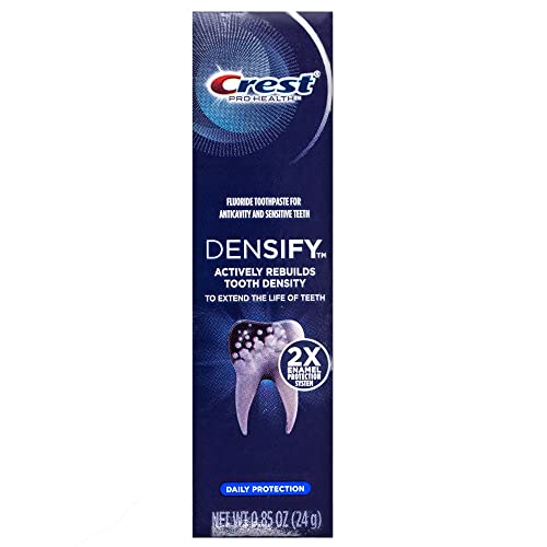 Crest Pro-Health Densify Daily Protection Toothpaste, Travel Size 0.85 oz (24g) - Pack of 2